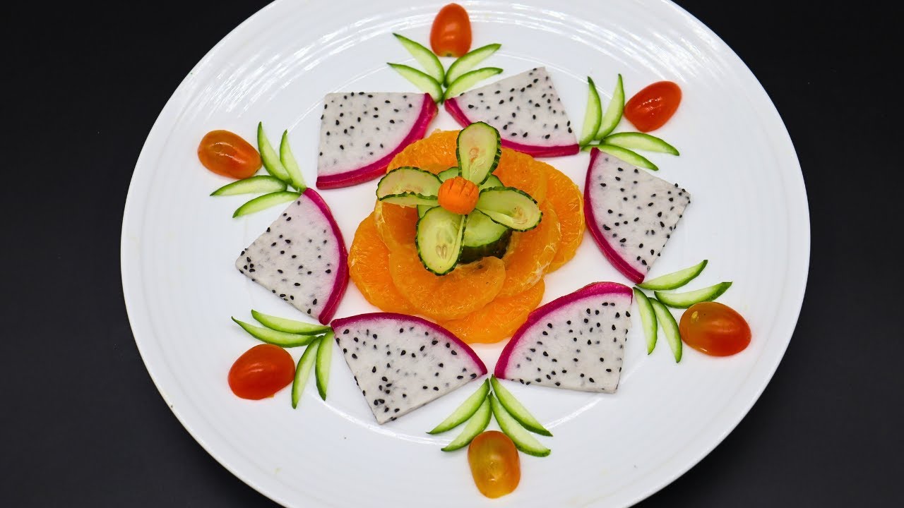 Simple & Easy Beautiful Vegetable Carving Flower Art as Creative Food ...