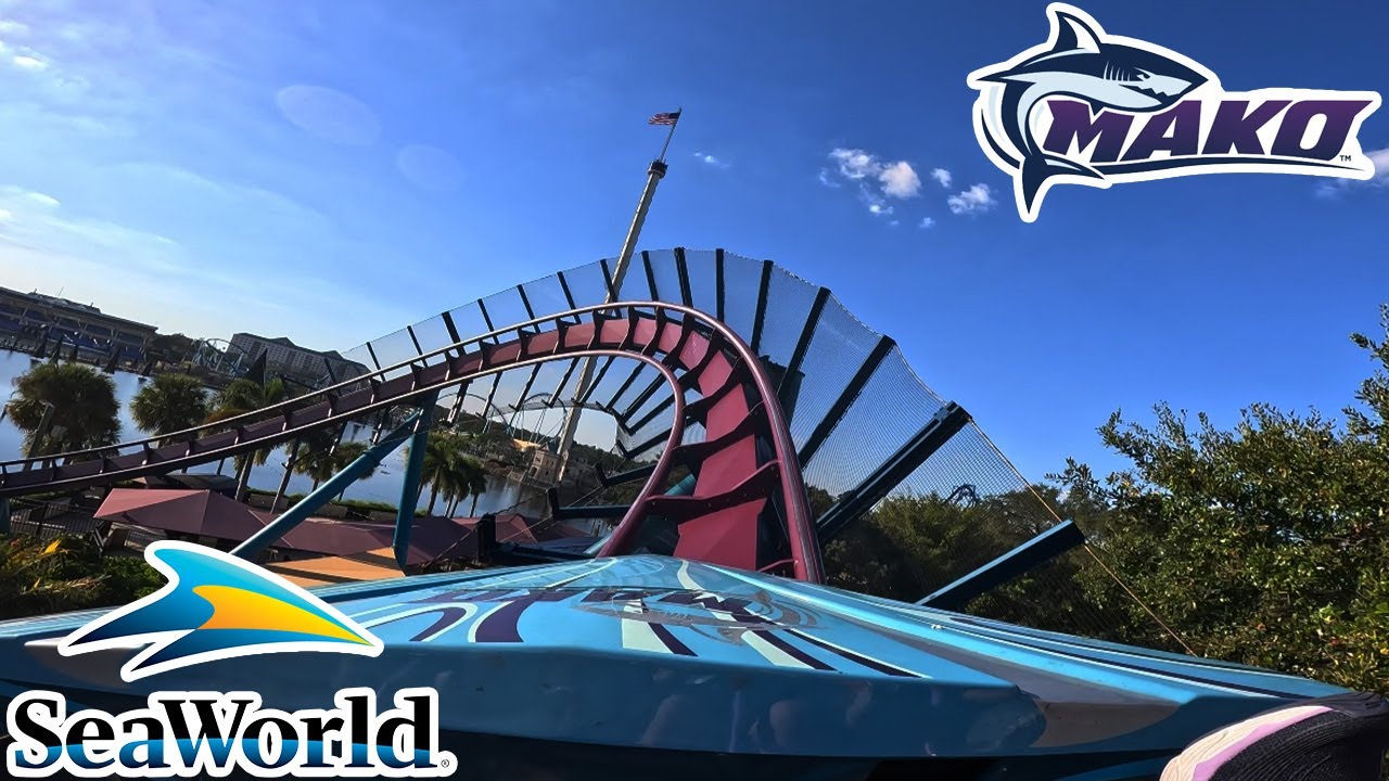 Mako 4K POV - SeaWorld Orlando - YouTube