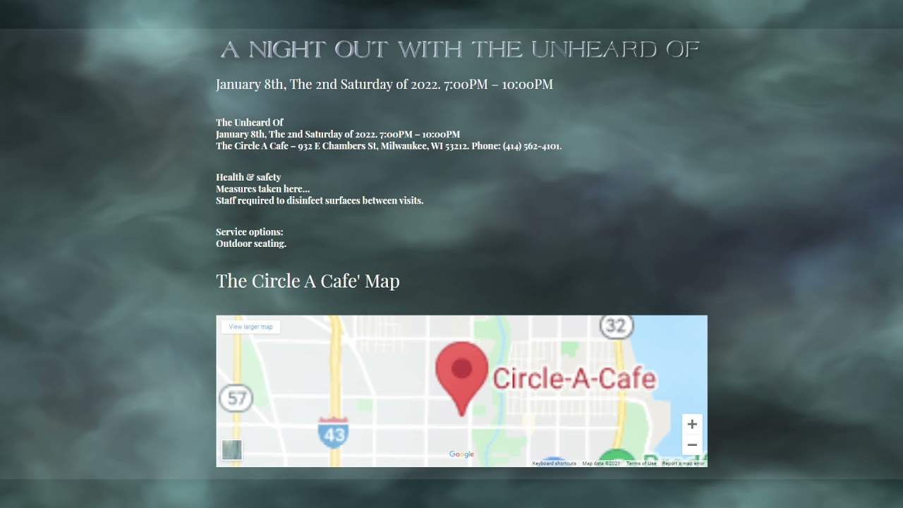 The Unheard Of - Current Events Circle A Cafe' - YouTube