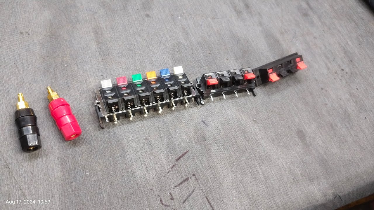 Speaker nob Connector Quality Video - YouTube