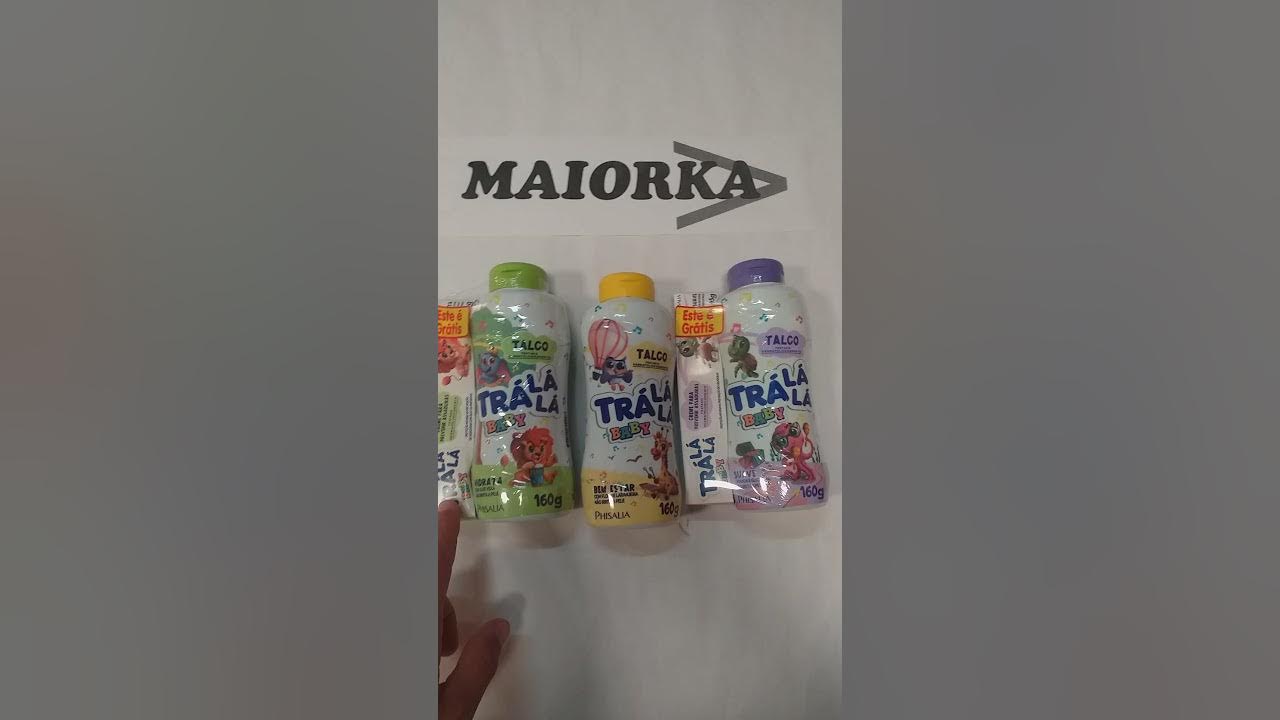 Linha de Talcos Previni Assaduras Tra Lá Là Baby Suave, Hidrata ou Bem Estar 160g - YouTube