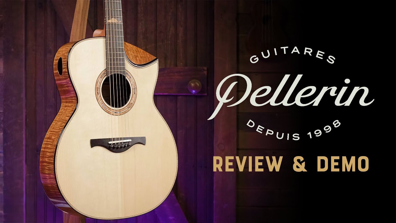 Michel Pellerin Grand Auditorium Scoop - Adirondack Spruce & Flamed ...
