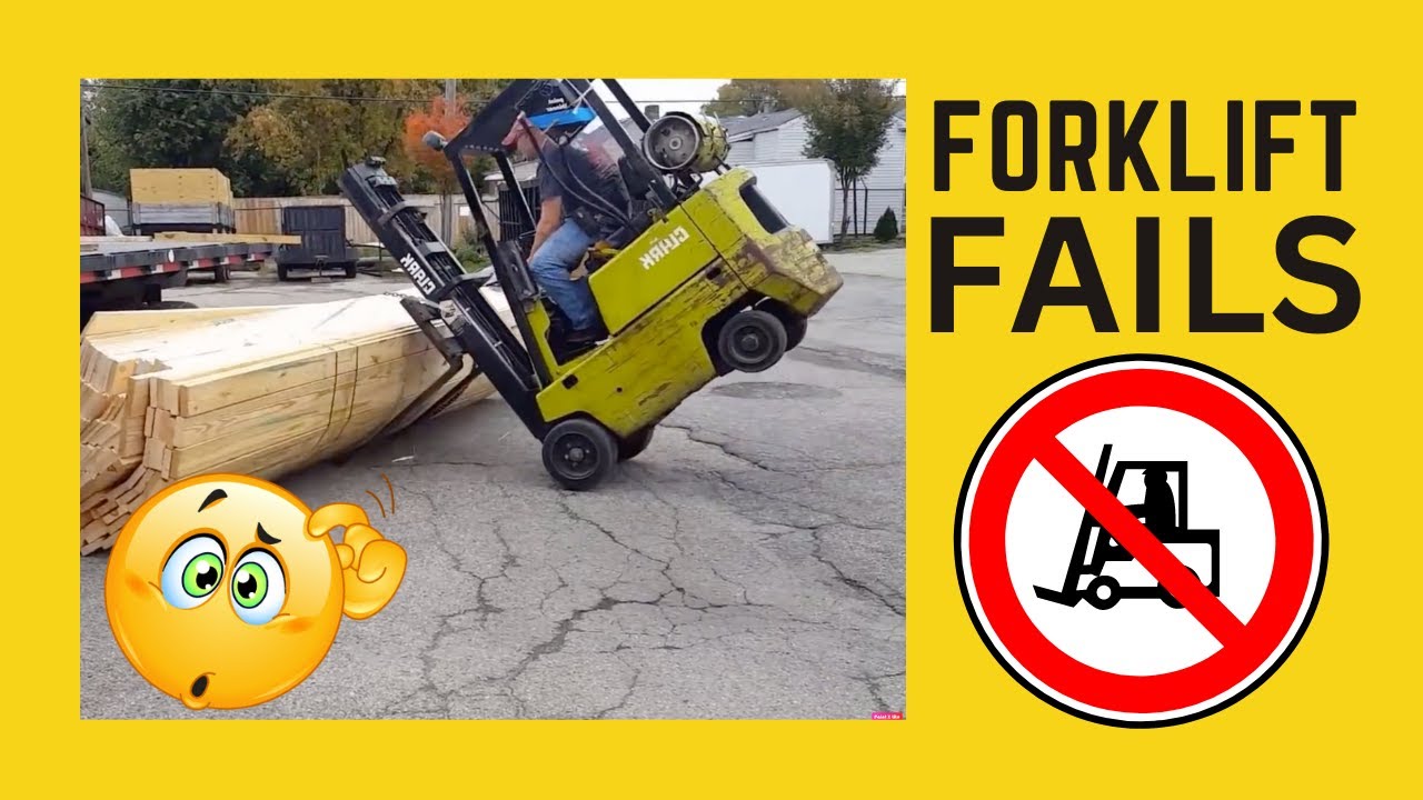 Idiot Forklift Drivers | Forklift Fails Compilation | Funny videos of ...