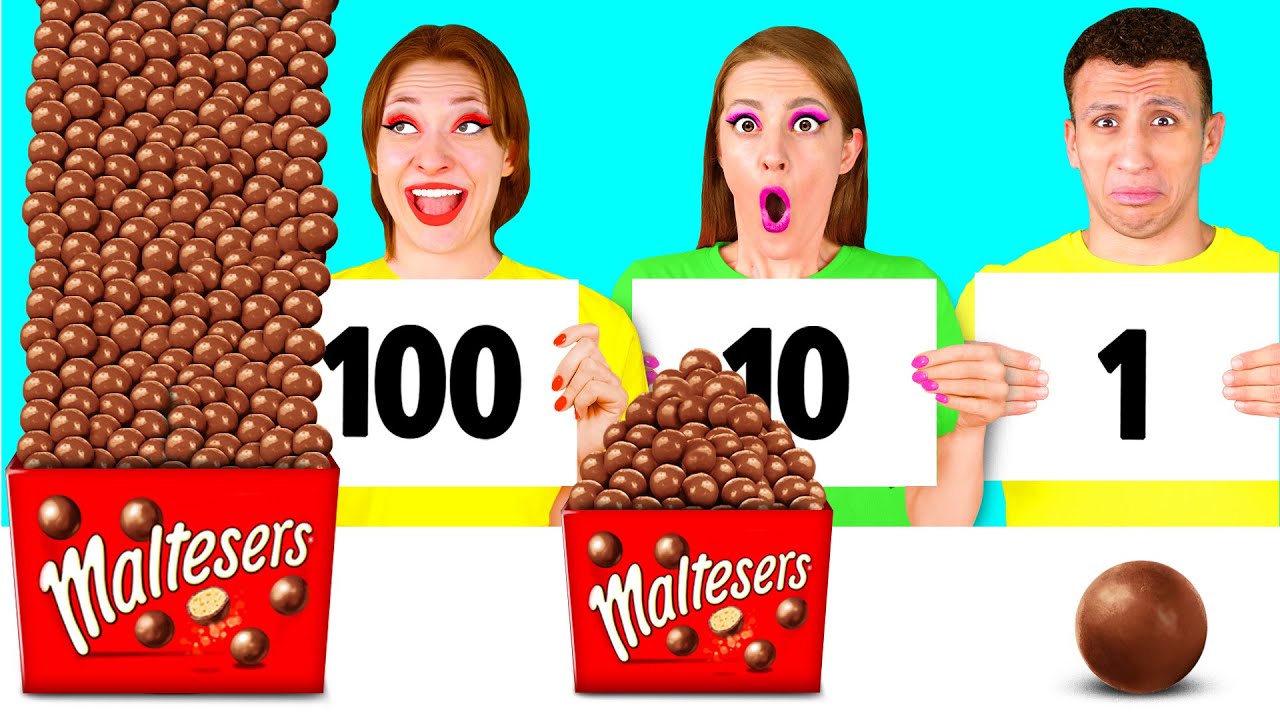 100 Ăn Lớp Thách thức | Công Thức Nấu ăn Đồ Ăn Hài Hước DoDo Challenge ...