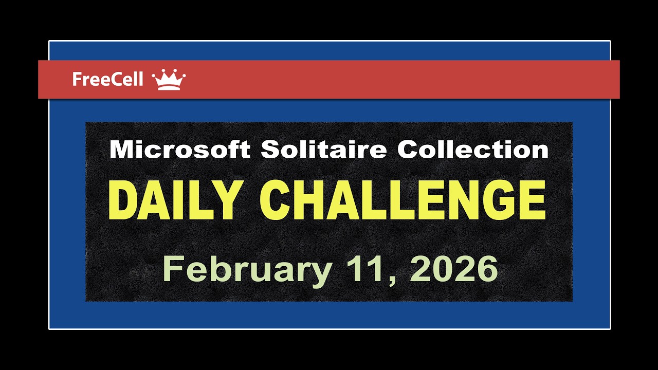 Microsoft Solitaire Collection | Daily Challenge February 11, 2026 ...