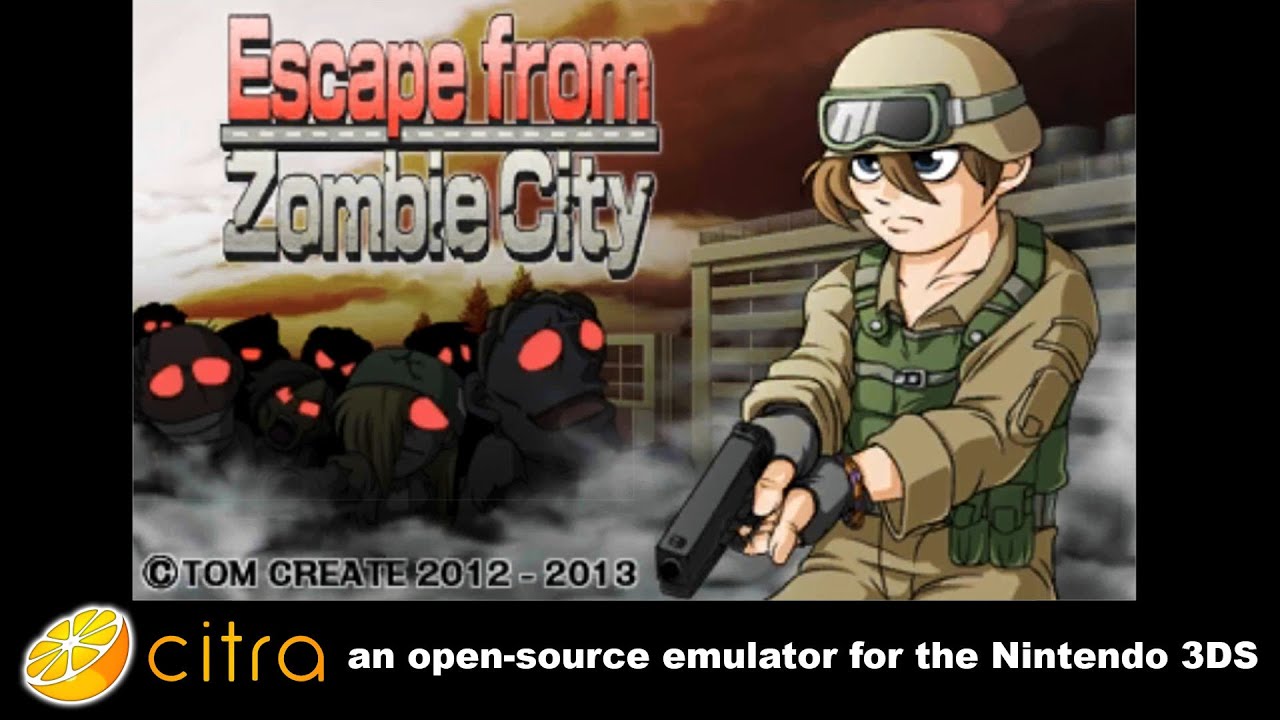 Citra 3DS Emulator - Escape From Zombie City Ingame! scaled resolution ...