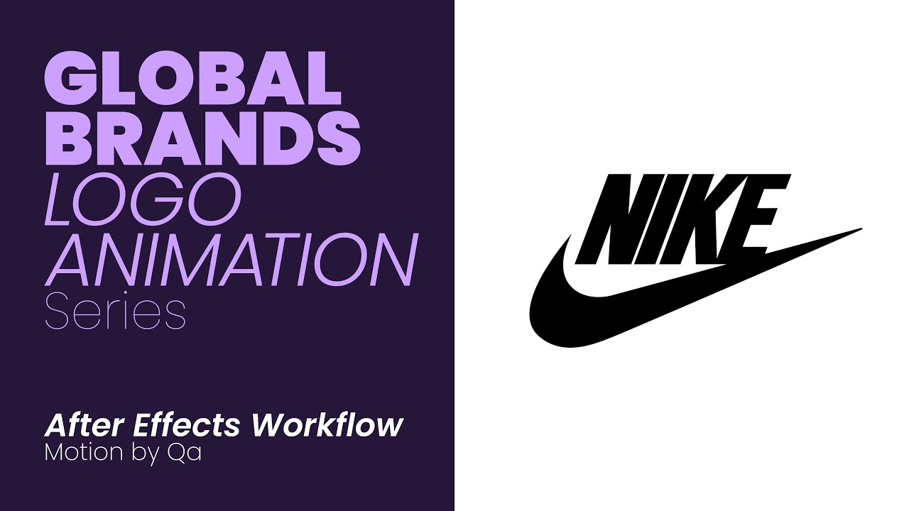 Nike Logo Animation - Global Brands Logo Animation series - After ...