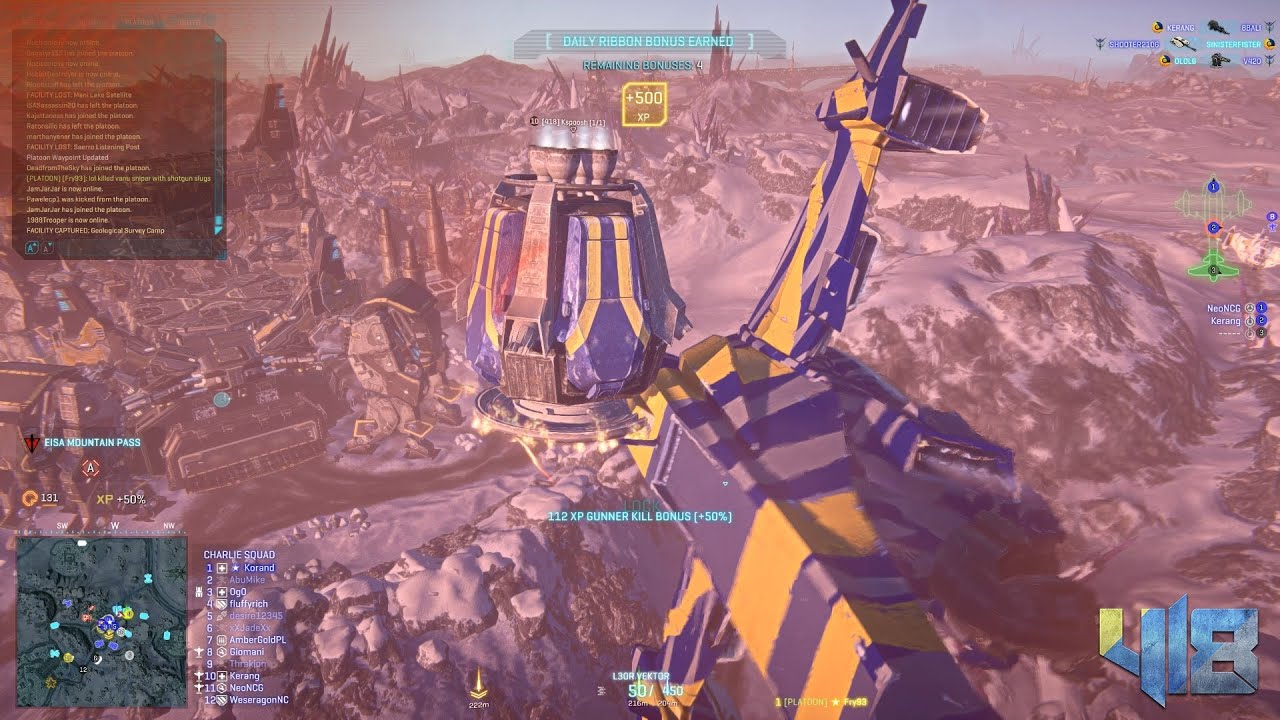 Planetside 2 - Outfit 418 - NC Outfits vs TR Outfits - YouTube