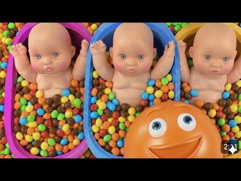 Baby Doll Sparkling Diamond Bath 💎🛁 Magical Toy Video ✨