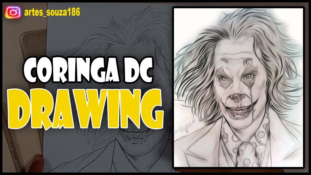 COMO DESENHAR CORINGA DC PHOENIX - HOW TO DRAW - YouTube