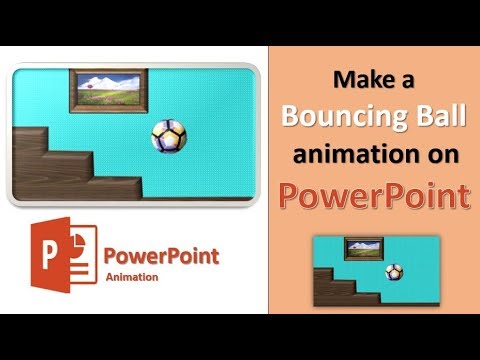 make BOUNCING BALL animation in powerpoint - YouTube