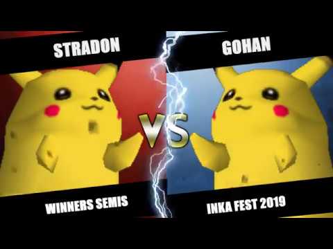 Inka Fest 2019 - StradoN (Pikachu, Kirby) Vs. Gohan (Pikachu) SSB64 ...