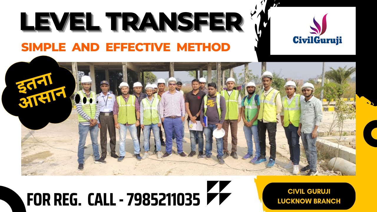 LEARN HOW TO TRANSFER LEVEL WITH WATER LEVEL PIPE... ON SITE || By ...