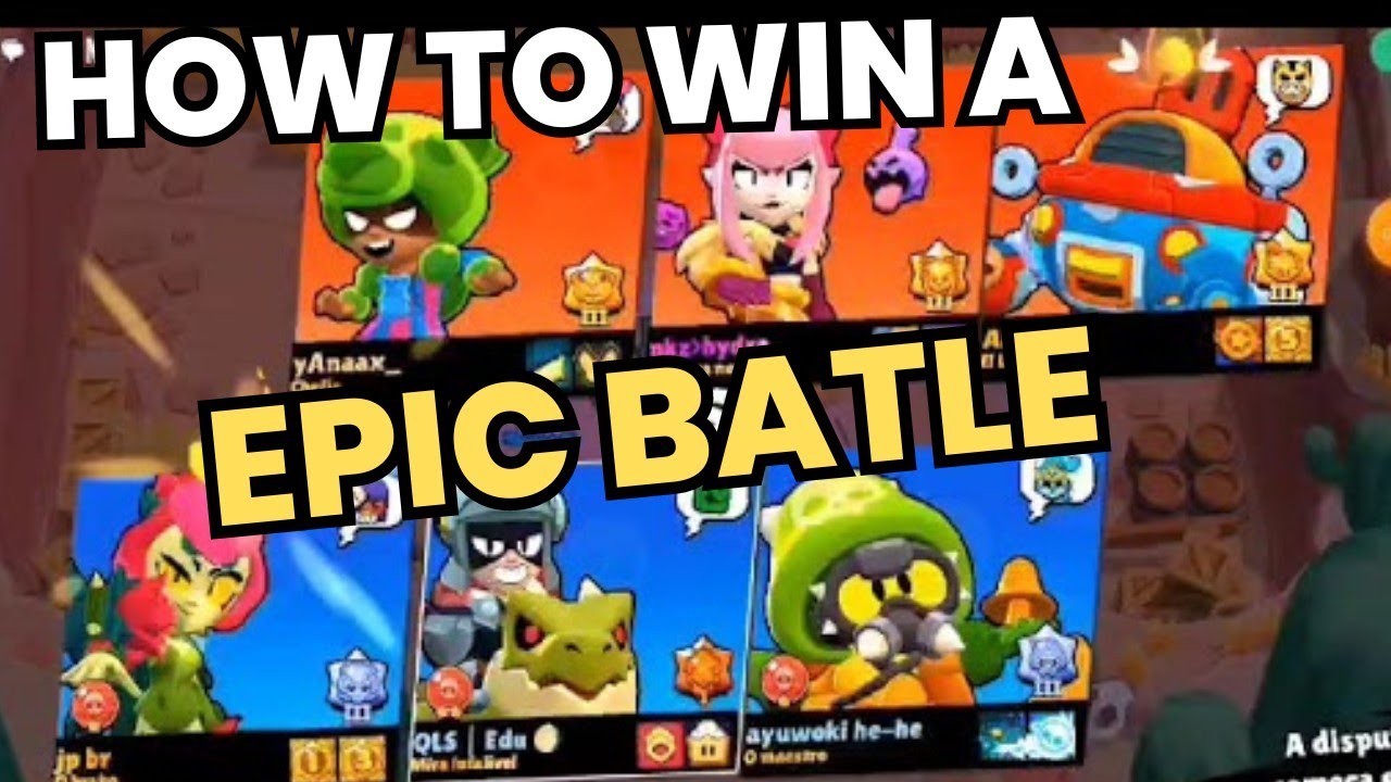 Brawl Stars: Épico! A MELHOR partida que você já viu - YouTube