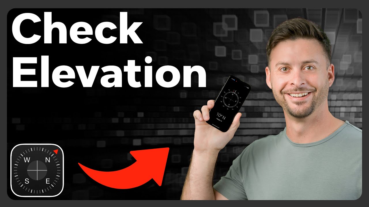 How To Check Current Elevation On iPhone - YouTube
