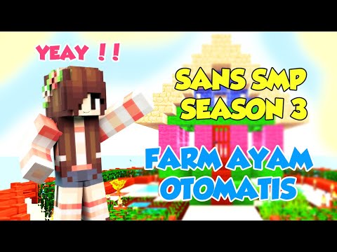 PAMER AYAM MANJA DI MINECRAFT SANS SMP SEASON 3 #4