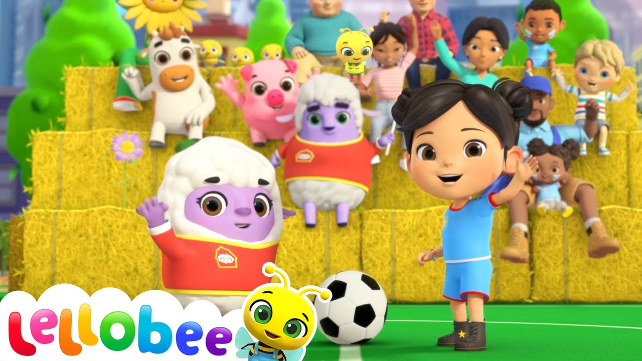 Summer Soccer Song | Lellobee City Farm | 🔤 Moonbug Subtitles 🔤 - YouTube