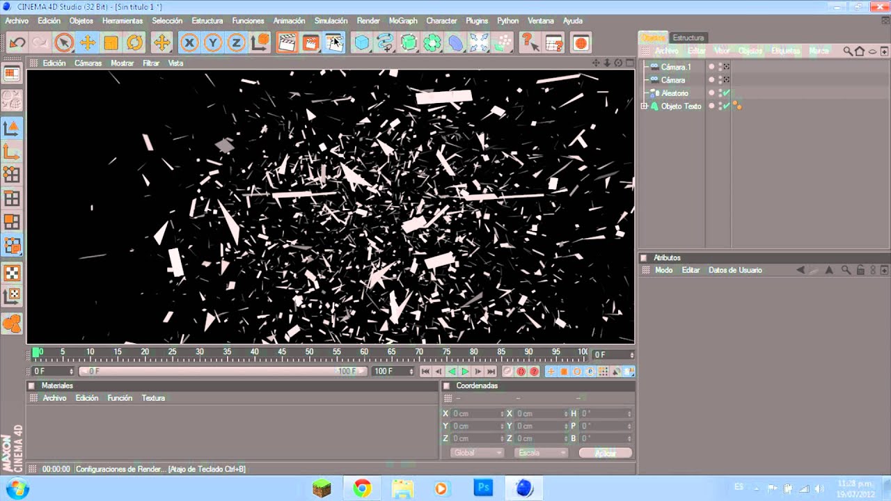 C4D Tutorial - Intro con efecto Transformer - YouTube