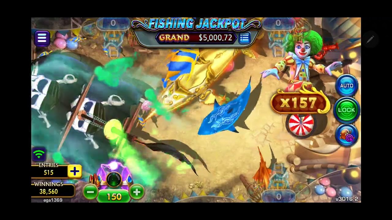 Magic City Fish table Game. Clown bonus on 80cent bet. 🤡 #fishtable ...