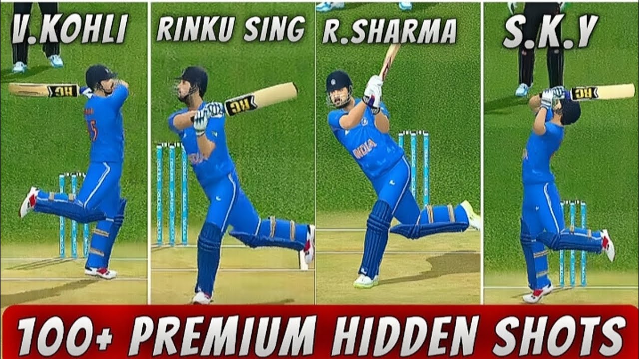 100+ NAW PREMIUM SHOTS In REAL CRICKET 24 OVERVIEW In ALL CAMERA ANGLES ...