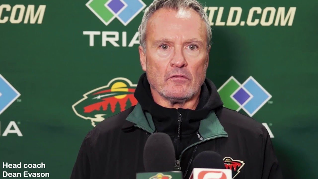 Wild bench boss Dean Evason on start of 2023-24 NHL season - YouTube