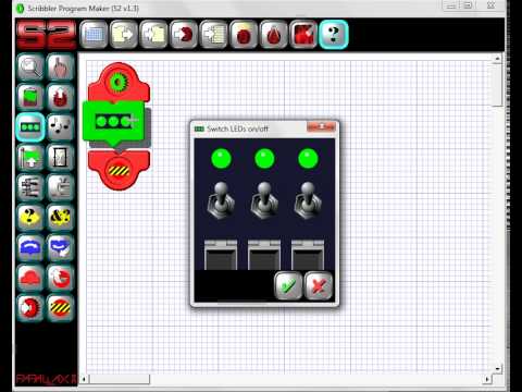 Scribbler 2 - LED Block - YouTube