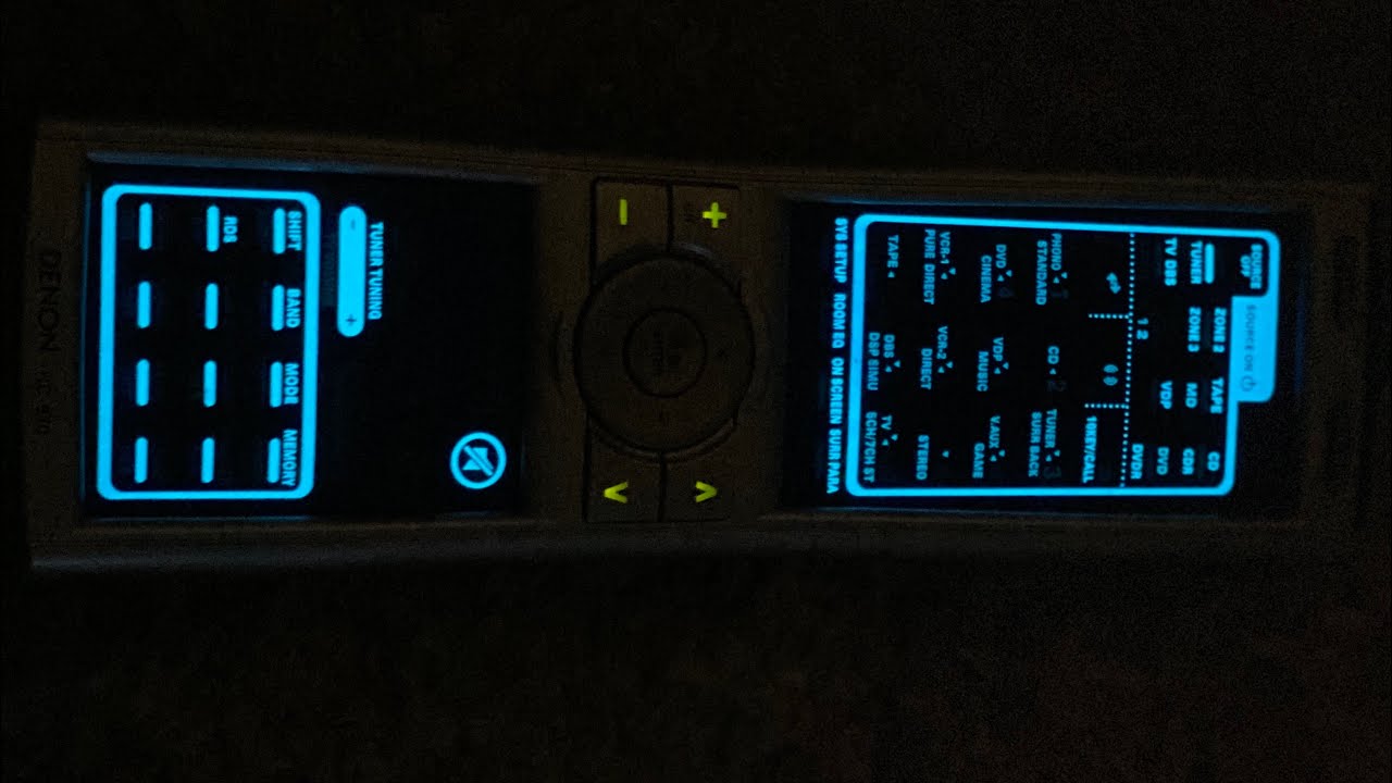RC -970 Remote of Denon AVR 3805 - YouTube