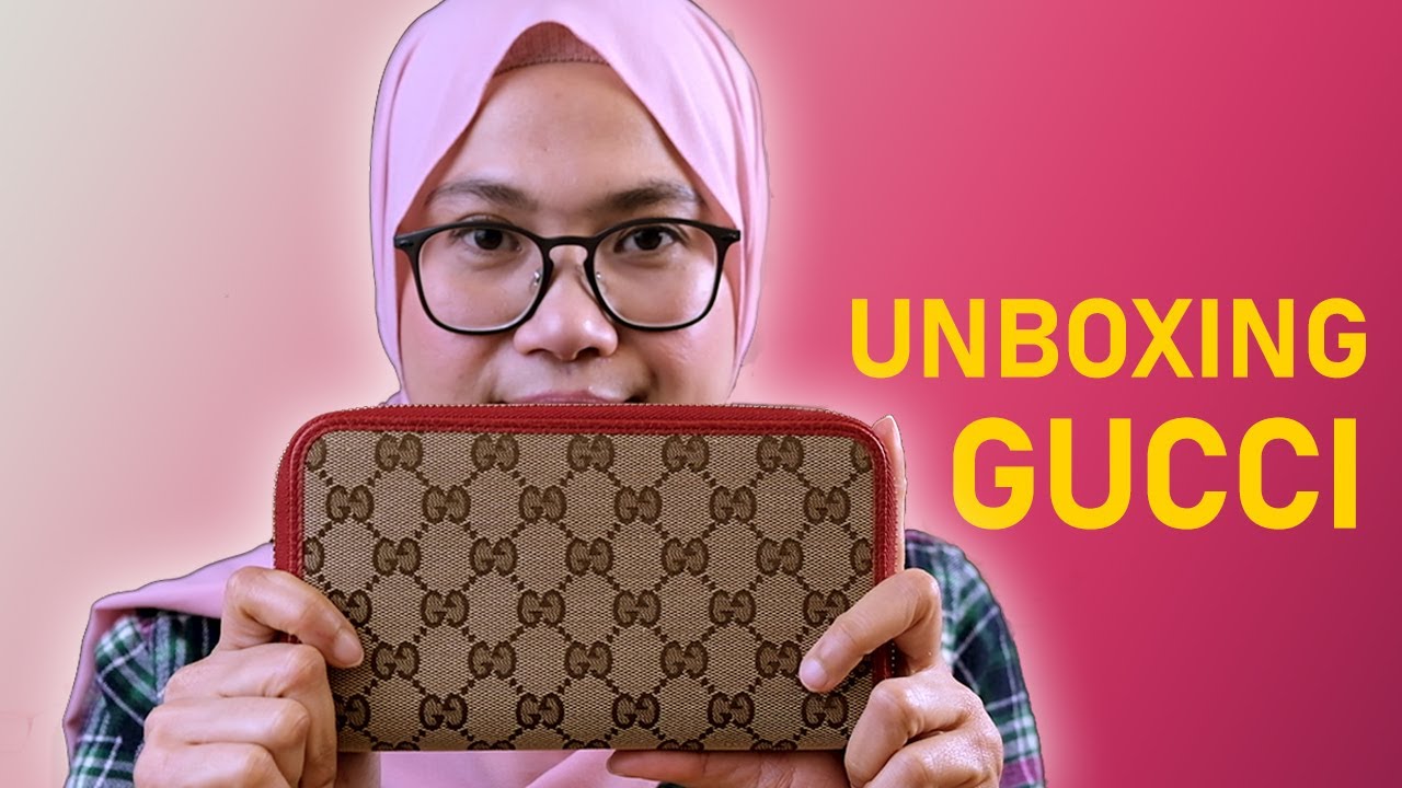 GUCCI WALLET UNBOXING PLUS REVIEW | Guccissima GG Canvas - YouTube