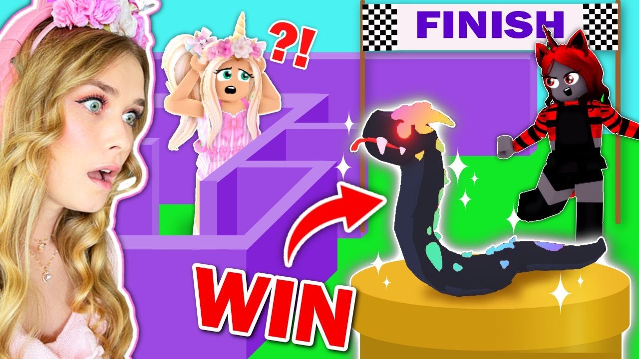 Be FIRST To The END *WIN* A LEGENDARY PET In Adopt Me! (Roblox) - YouTube