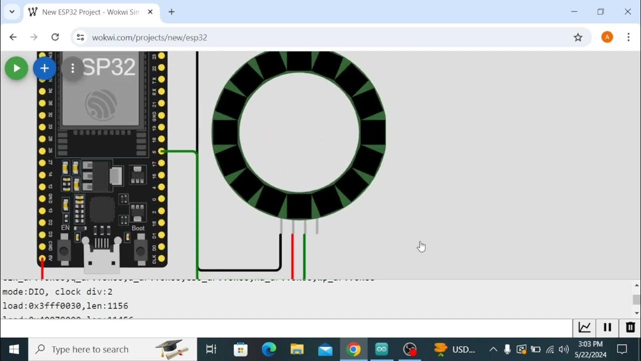 Esp32 Rainbow 🌈 | Project-6 | Wokwi | Esp32 | Arduino | Arduino Titan - YouTube
