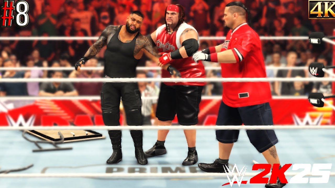 WWE 2K25 Showcase - 3 Minute Warning vs AOP | 1-Day Arena - YouTube