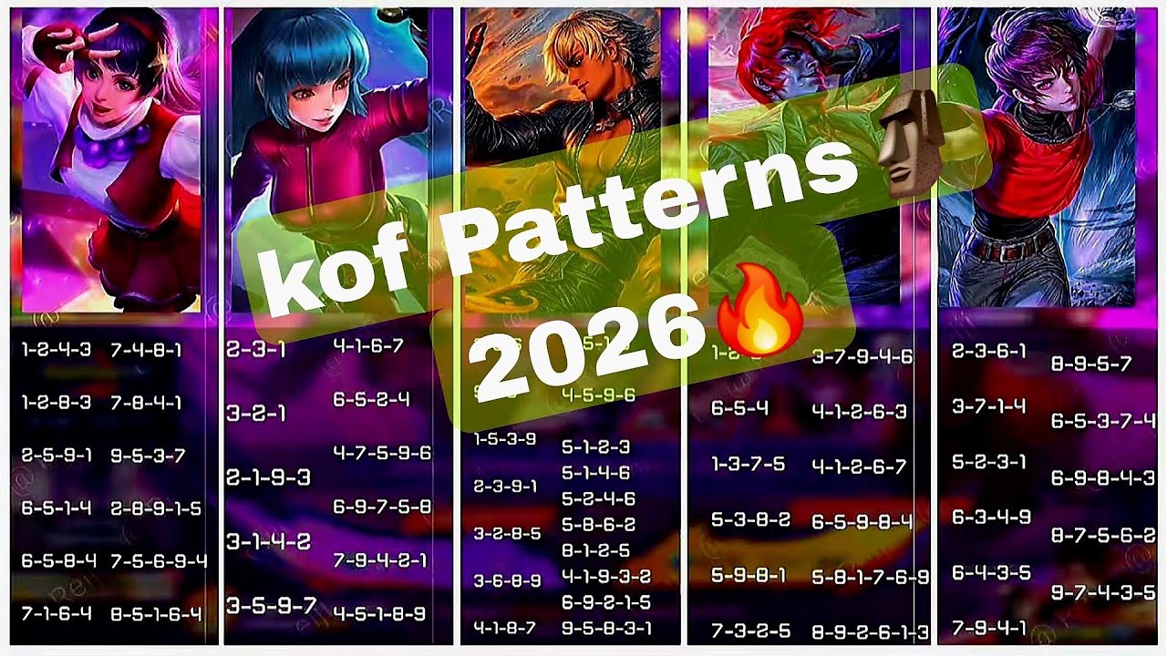 Part2. All Complete Patterns🔥 For KOF Event 2026 ️ Mobile Legends: Bang ...