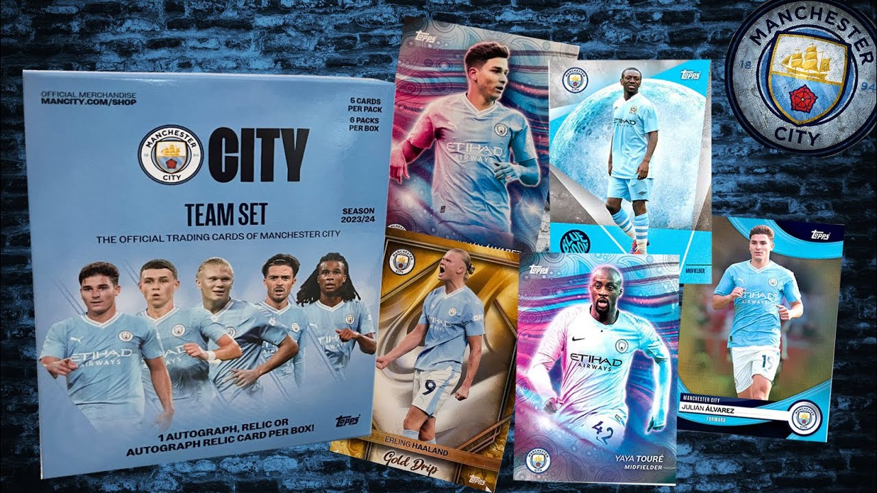 Végre a Haaland lap, amire vártam!🔥⎥Topps Manchester City Team Set box ...