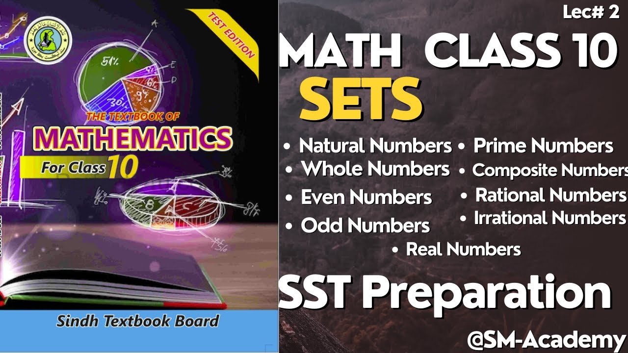Lec 2| Recall Sets in Mathematics| Chapter 17 Math 10| Sindh Text Book ...