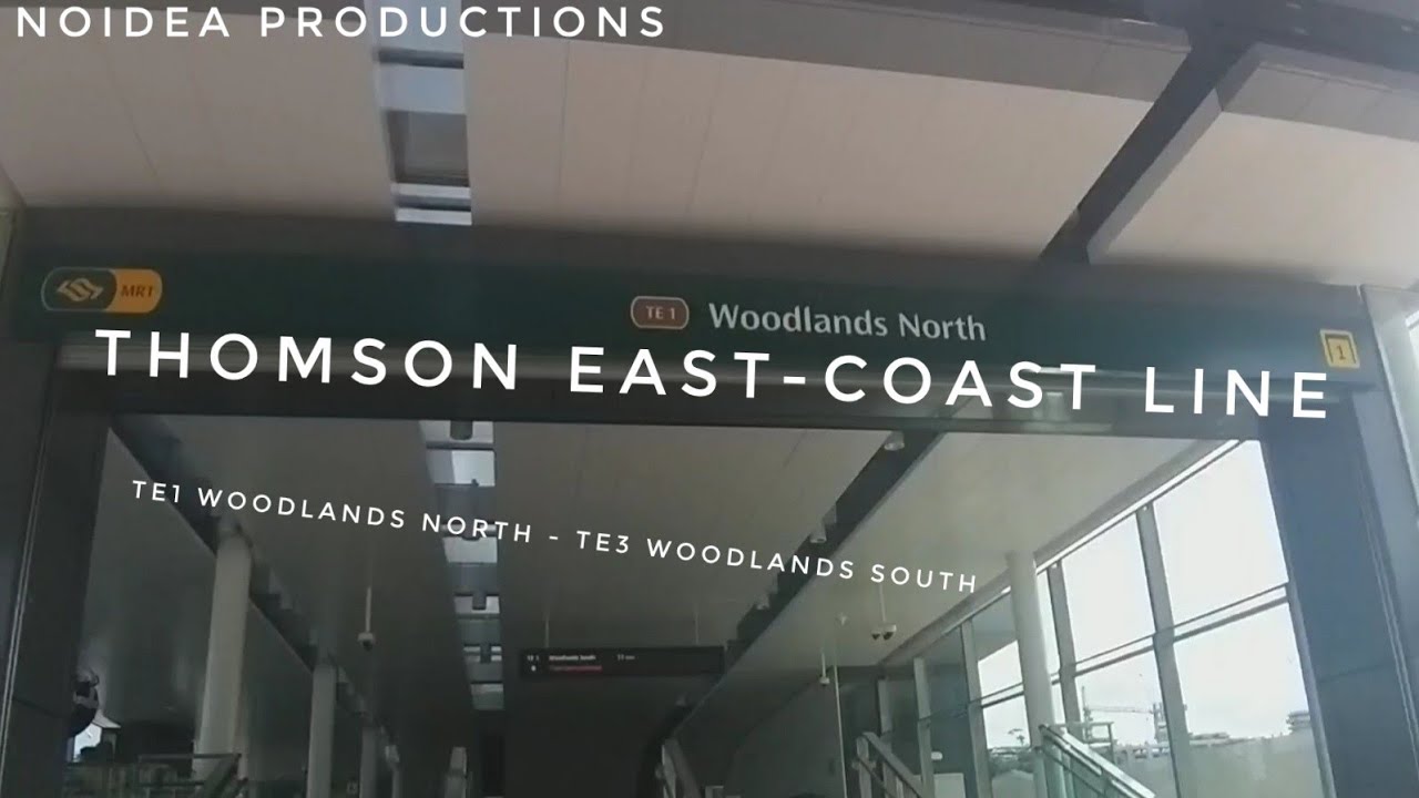 SMRT Trains | Thomson East-Coast Line (TEL) Day 2 - YouTube