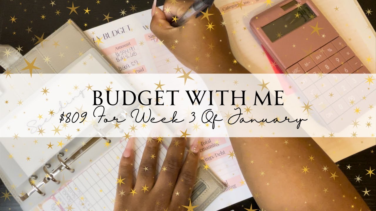 Update on Marco | January Week 3 Budget | Cash Budget | Spark Driver ...