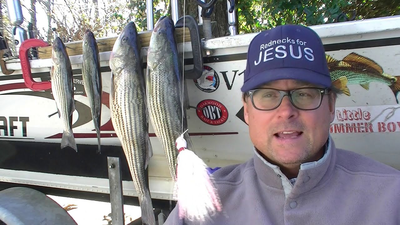 Redneck 101- How to Catch Dock Light Striped Bass - YouTube
