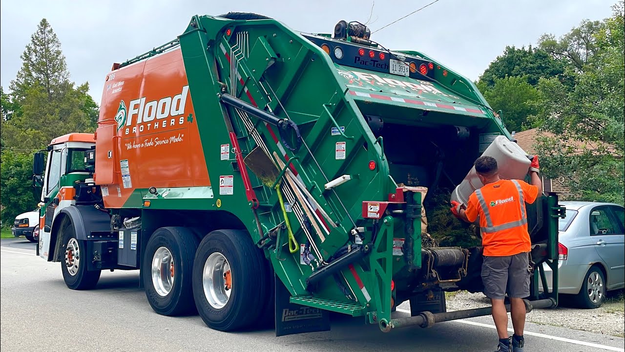 Brand New Flood Brothers Mack LR Pac-Tech Rear Loader Garbage Truck ...