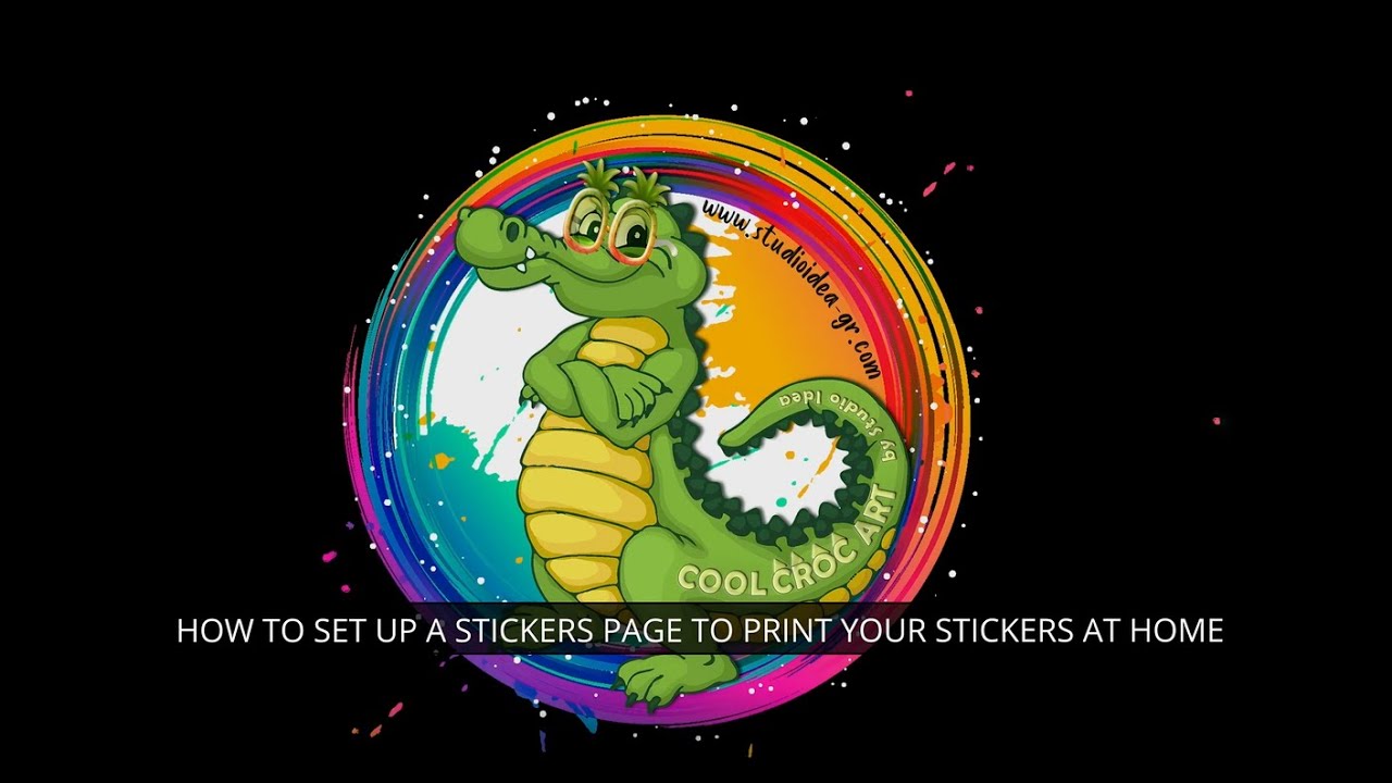 HOW TO PRINT STICKERS AT HOME YouTube HOW TO PRINT STICKERS AT HOME YouTube