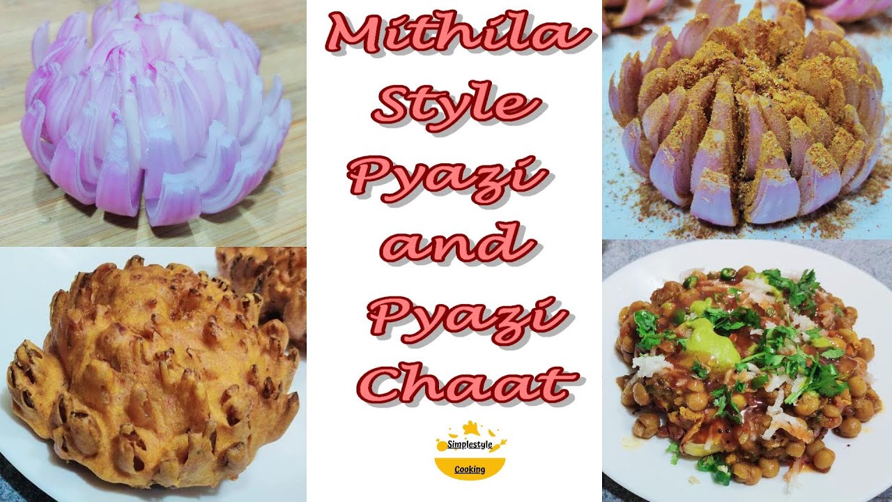 Pyazi Recipe | Mithila Style Pyazi and Pyazi Chaat Recipe | मिथिला की ...