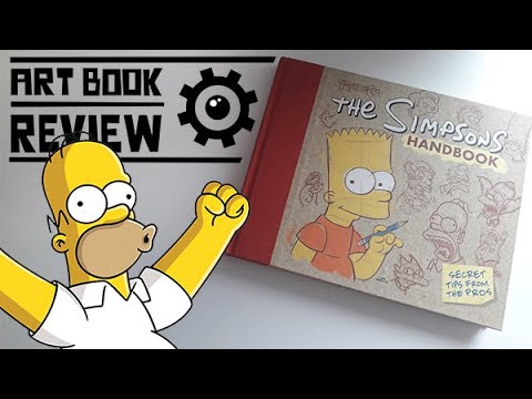 ART BOOK REVIEW 06, THE SIMPSONS HANDBOOK - YouTube