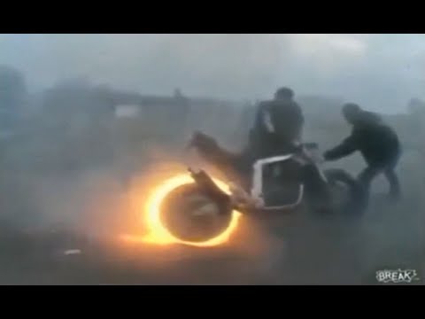 Best Motorcycle Burnout Ever - YouTube