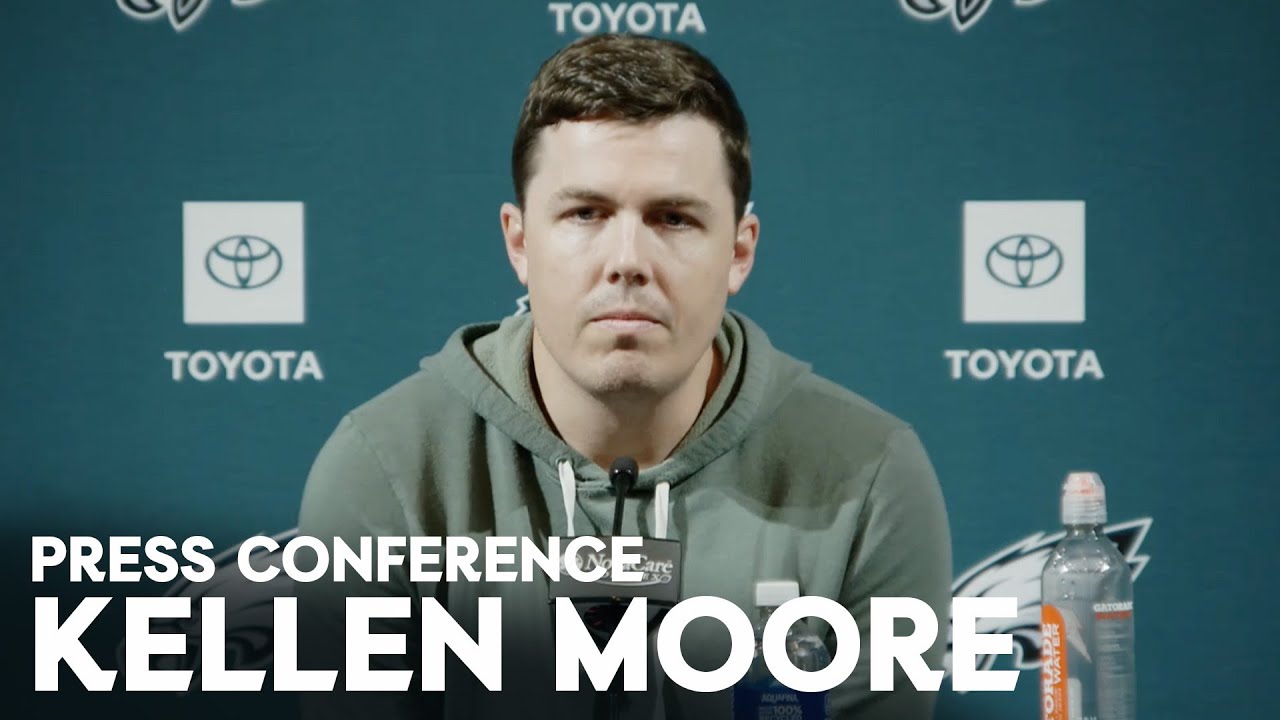 Eagles Press Conference: Kellen Moore | December 17, 2024 - YouTube