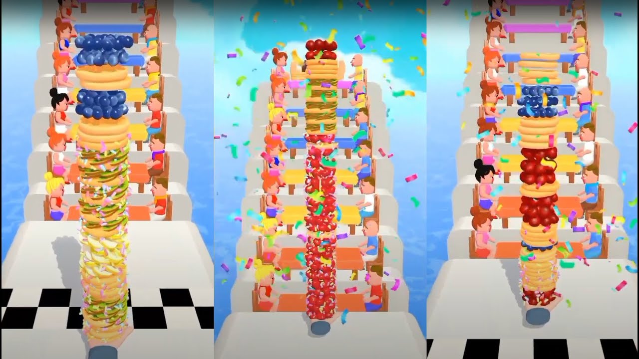 Pancake Run All Levels Gameplay Android,ios - YouTube