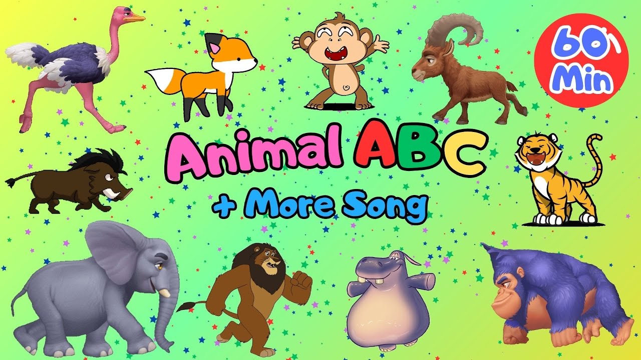 ABC Safari Animals Song + Alphabet Animals | Learn ABC With Animals ...