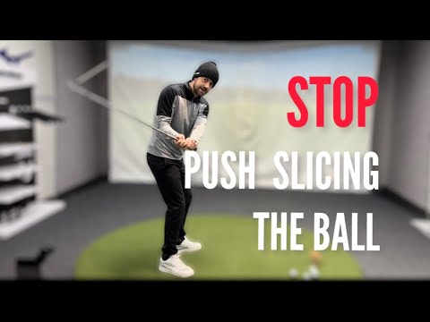 How to Stop Push Slicing Your Golf Shots - YouTube