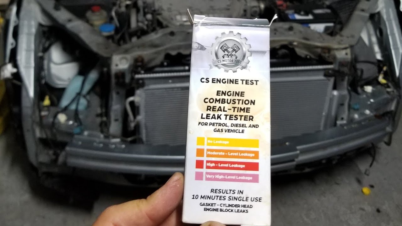 p.3 cs engine test combustion leak tester - YouTube