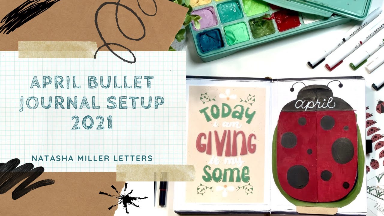 April Bullet Journal Setup - YouTube