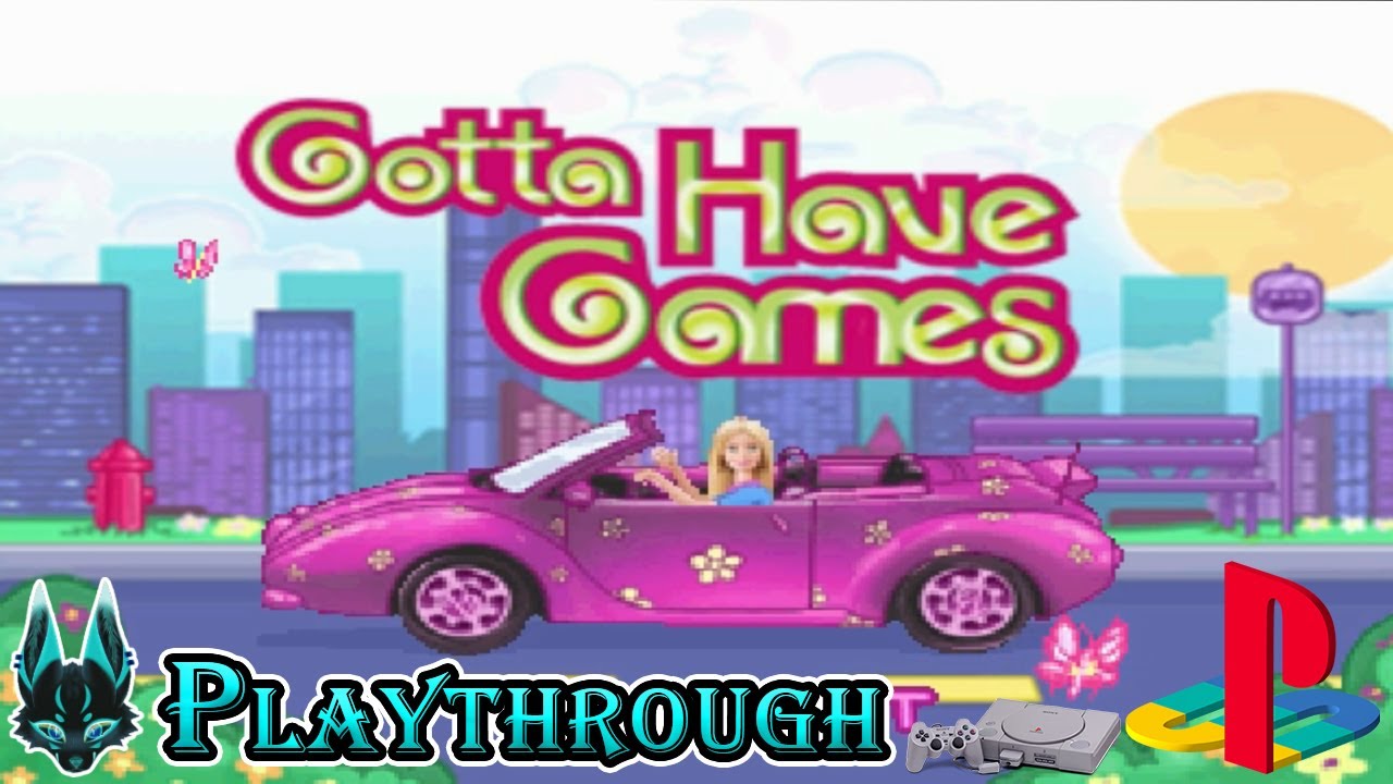 [PS1] Barbie: Gotta Have Games Playthrough - YouTube