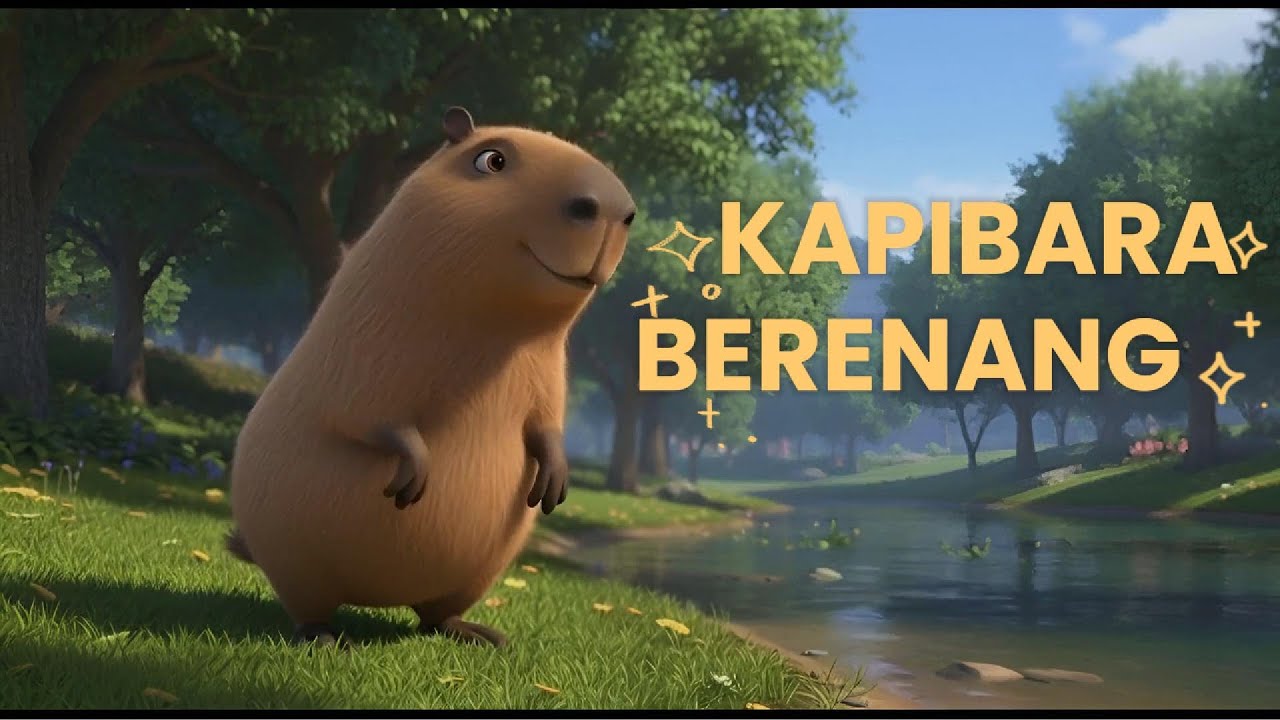 Capybara Berenang | Lagu Kanak-Kanak Malaysia - YouTube